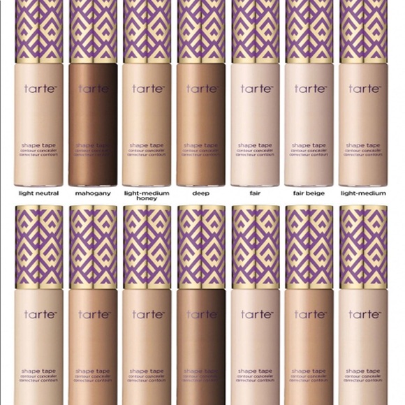 tarte | Makeup | Tarte Shape Tape Contour Concealer 6 Shades Each ...
